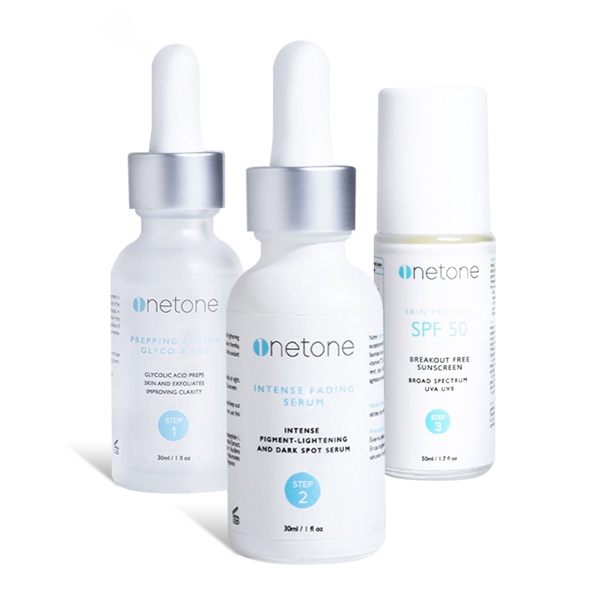 OneTone Three Step Even Tone Kit - For Clear, Even Toned Skin – omicskincare